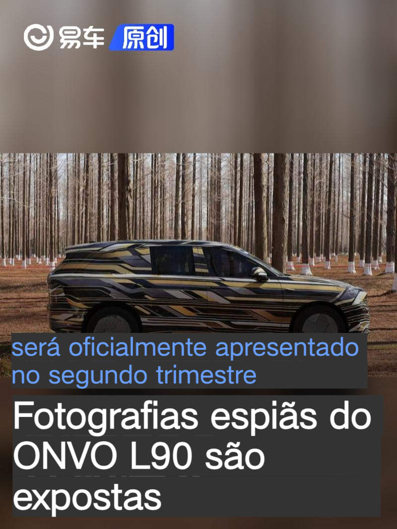 Fotografias espiãs do ONVO L90 são expostas e o modelo será oficialmente apresentado no segundo ...